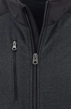 CBUK BY CUTTER & BUCK Hunts Point Mixed Media Vest - Black