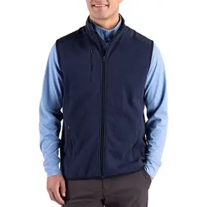 CBUK BY CUTTER & BUCK Hunts Point Mixed Media Vest - Navy Blue