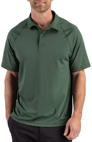 CBUK BY CUTTER & BUCK Prospect Epic Confidence Textu Performance Polo - Hunter