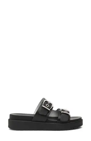 NEROGIARDINI Platform Wedge Slide Sandal