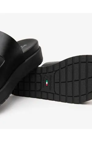 NEROGIARDINI Platform Wedge Slide Sandal