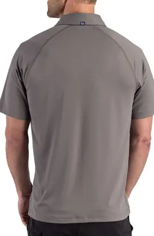 CBUK BY CUTTER & BUCK Prospect Epic Confidence Textured Performance Polo - Elemental Grey
