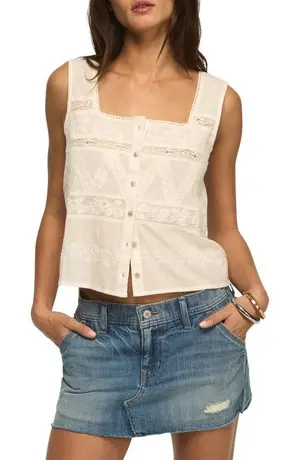 Lucky Brand Embroidered Tops