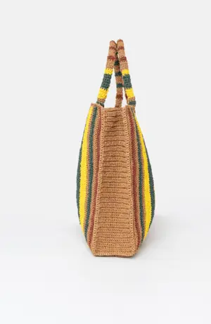 JURGI Riviera Beach Bag - Multi Yellow