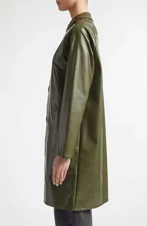 MAISON MARGIELA Faux Leather Coat