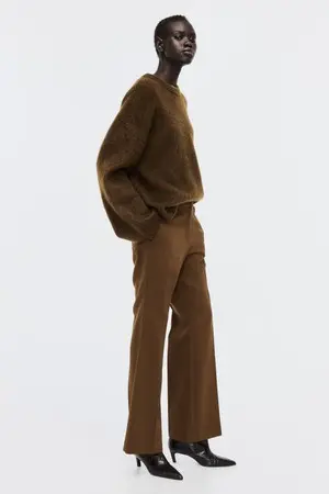 H&m Flared Tailored Trousers