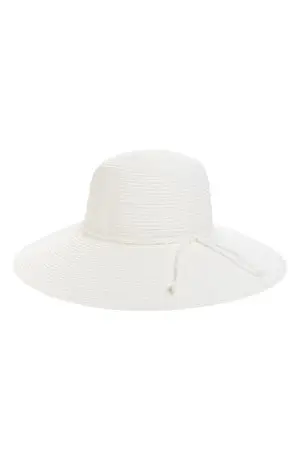 Nordstrom Packable Straw Sun Hat Ivory
