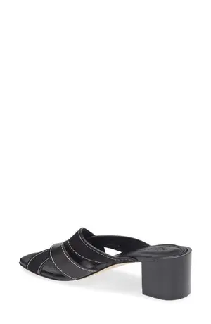 TOD'S Block Heel Slide Sandals