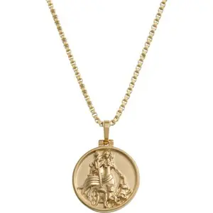 AWE INSPIRED Goddess Pendant Necklace - Freya/gold