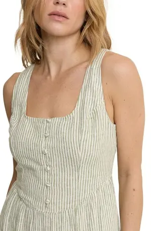 NOBODY'S CHILD Cora Stripe Jumpsuit