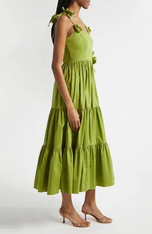 Cinq À Sept Kael Tiered Midi Dress