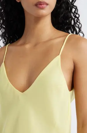 BELLA VENICE Sila Deep V-neck Camisole - Yellow