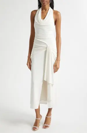 Cinq À Sept Kaia Halter Midi Dress
