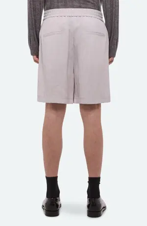 Helmut Lang Relaxed Fit Pull-on Shorts - Ice