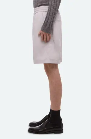 Helmut Lang Relaxed Fit Pull-on Shorts - Ice