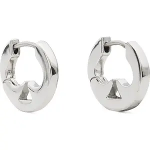 KATE SPADE NEW YORK Kate Spade New York Spade Cutout Huggie Hoop Earrings