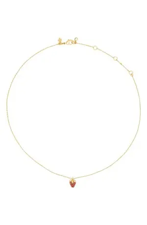 Kate Spade New York Strawberry Pendant Necklace