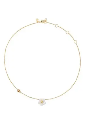 Kate Spade New York Summer Daze Ladybug And Flower Pendant Necklace