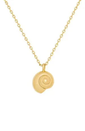 Kate Spade New York Shell Pendant Necklace - Cream Multi