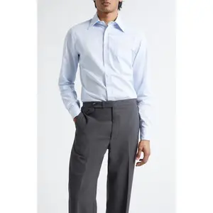 J. MUESER Carter Button-up Shirt - Blue