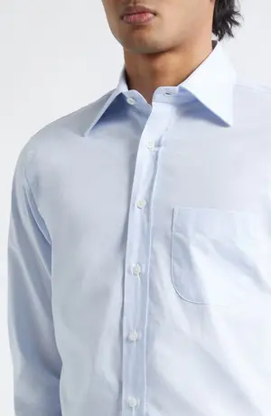J. MUESER Carter Button-up Shirt - Blue