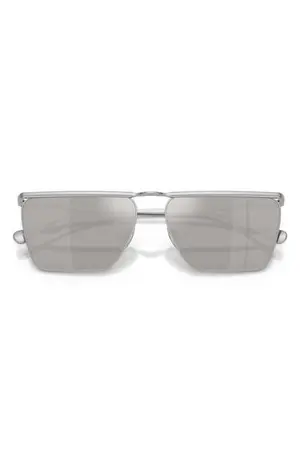 Oliver Spencer Jil Sander Edition 2 Sunglasses - Silver/soft Silver Mirror