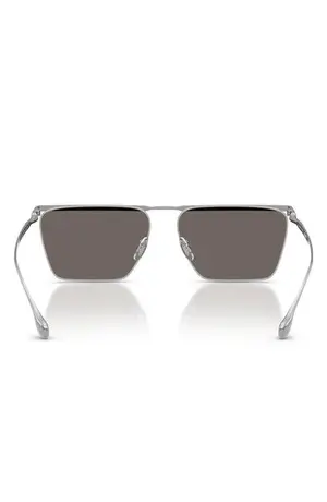 Oliver Spencer Jil Sander Edition 2 Sunglasses - Silver/soft Silver Mirror