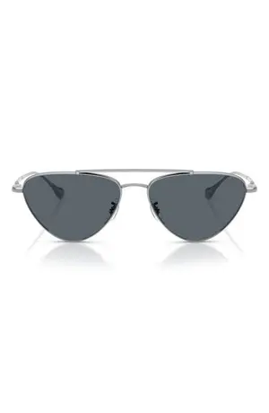 Oliver Spencer Jil Sander Edition 1 Cat Eye Sunglasses - Silver/blue