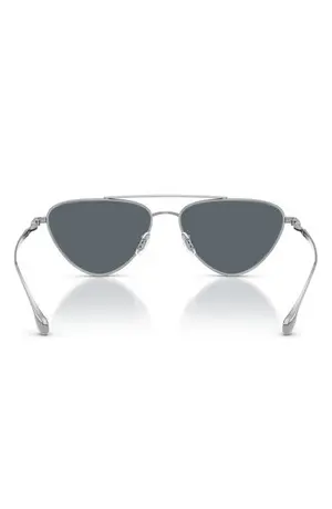 Oliver Spencer Jil Sander Edition 1 Cat Eye Sunglasses - Silver/blue