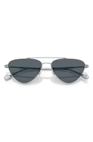 Oliver Spencer Jil Sander Edition 1 Cat Eye Sunglasses - Silver/blue