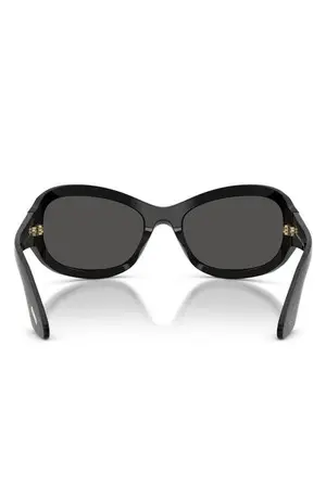 Oliver Spencer 64mm Khaite Oval Sunglasses