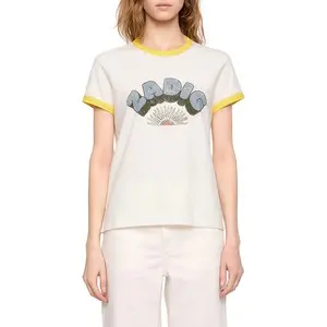 Zadig&Voltaire Logo Graphic Ringer Tee