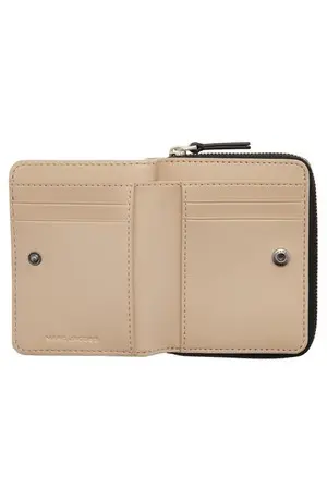 Marc Jacobs The Mini Compact Wallet - Cloud White Multi