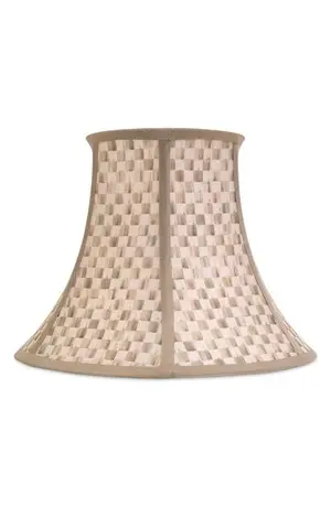 MACKENZIE-CHILDS Check Medium Lampshade - Mocha