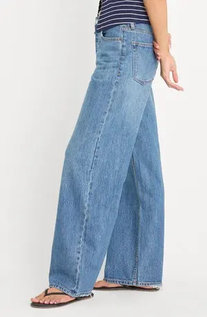 Good American Wide Leg Jeans