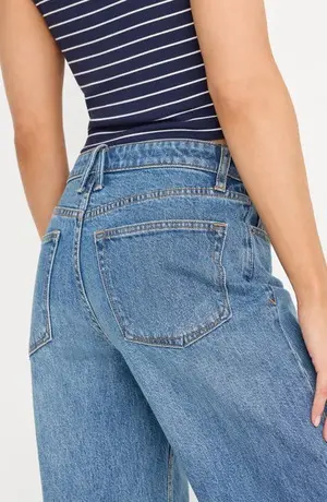 Good American Wide Leg Jeans