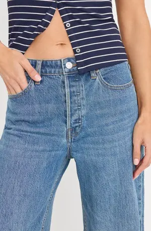 Good American Wide Leg Jeans