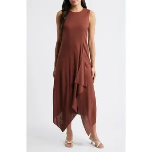 Handkerchief Hem Midi Dresses
