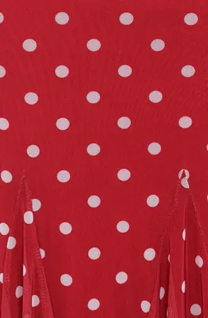 PETAL & PUP Tullia Polka Dot Mesh Skirt