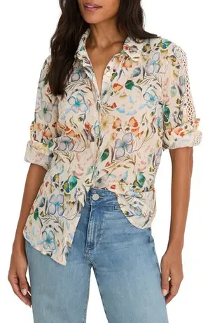 Nic+zoe Pointed Collar Shirts For Women