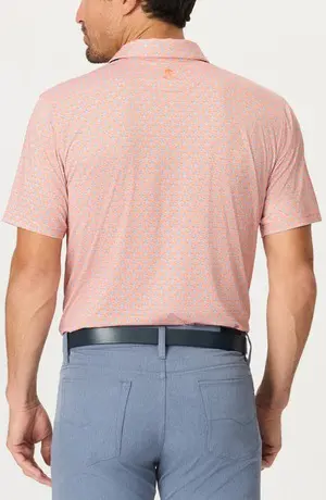 Robert Graham Links & Drinks Performance Golf Polo