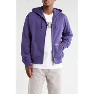 Carhartt Work In Progress Embroidered Logo Zip Hoodie