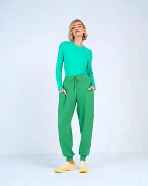 KETTLEWELL Soft Sweat Cuffed Hem Jogger - Soft Green