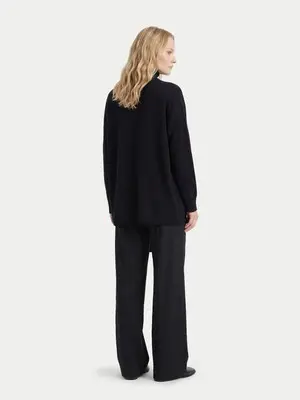 Gobi Cashmere Open-front Cardigan With Batwing Sleeves