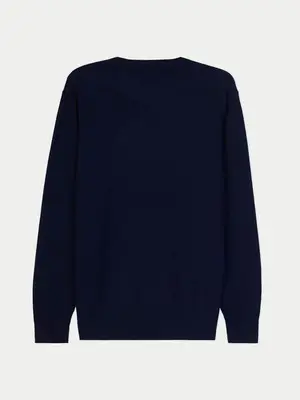 Gobi Cashmere Horse Intarsia Crewneck Sweater