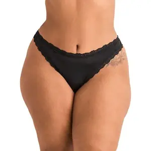 ADORE ME Siena High Cut Panties - Black