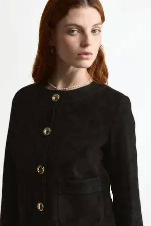 FURNIQ UK Margot Suede Jacket