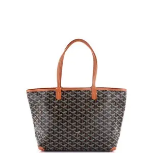 Goyard Artois Tote Printed Coated Canvas Pm - Brown