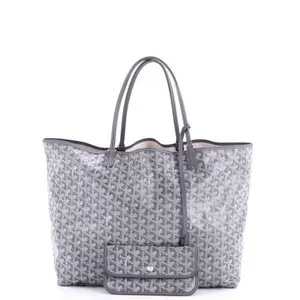 Goyard Saint Louis Tote Coated Canvas Gm - Grey