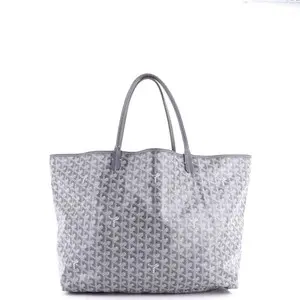 Goyard Saint Louis Tote Coated Canvas Gm - Grey
